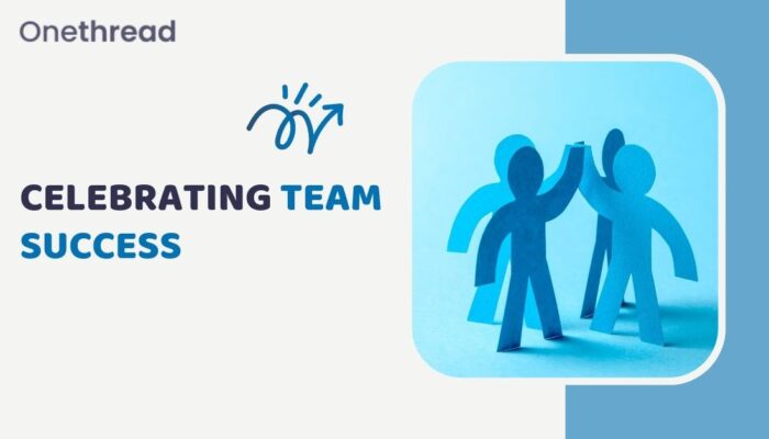 celebrating team success - onethread
