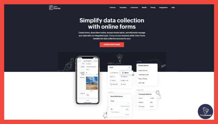 Top 9 Formstack Alternatives and Competitors of 2023 | Onethread