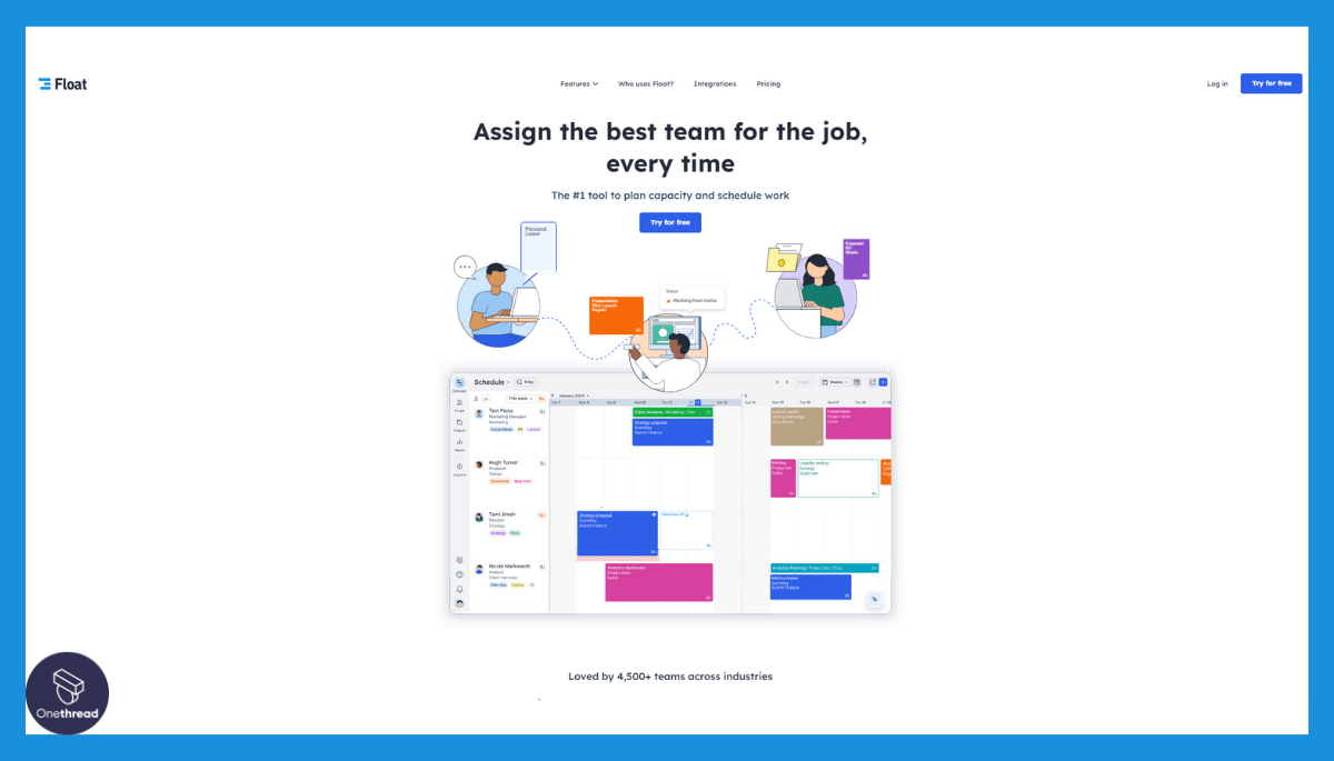 10 Best Resource Scheduling Software You Must Check in 2024 | Onethread