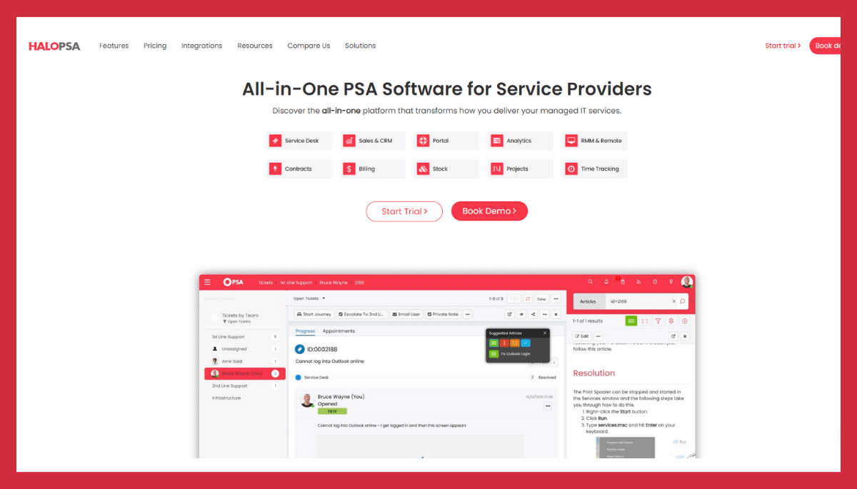 5 Best Professional Services Software for Smooth Operations | Onethread