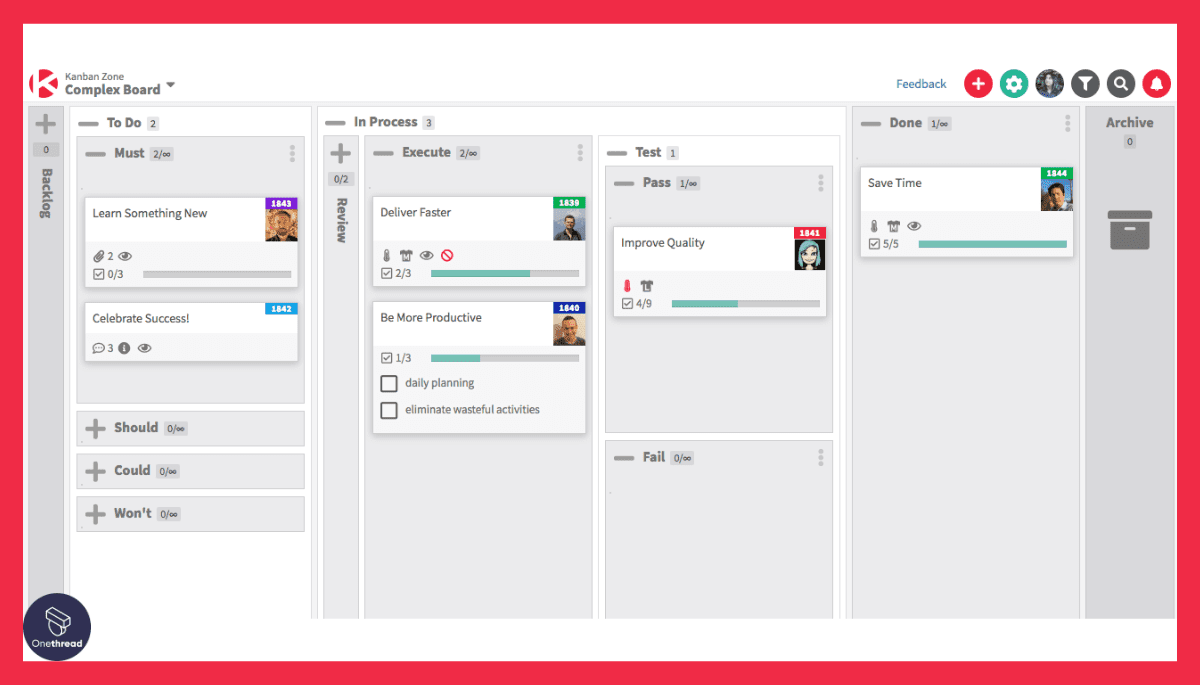 5 Best Kanban Software for Boosting Productivity | Onethread
