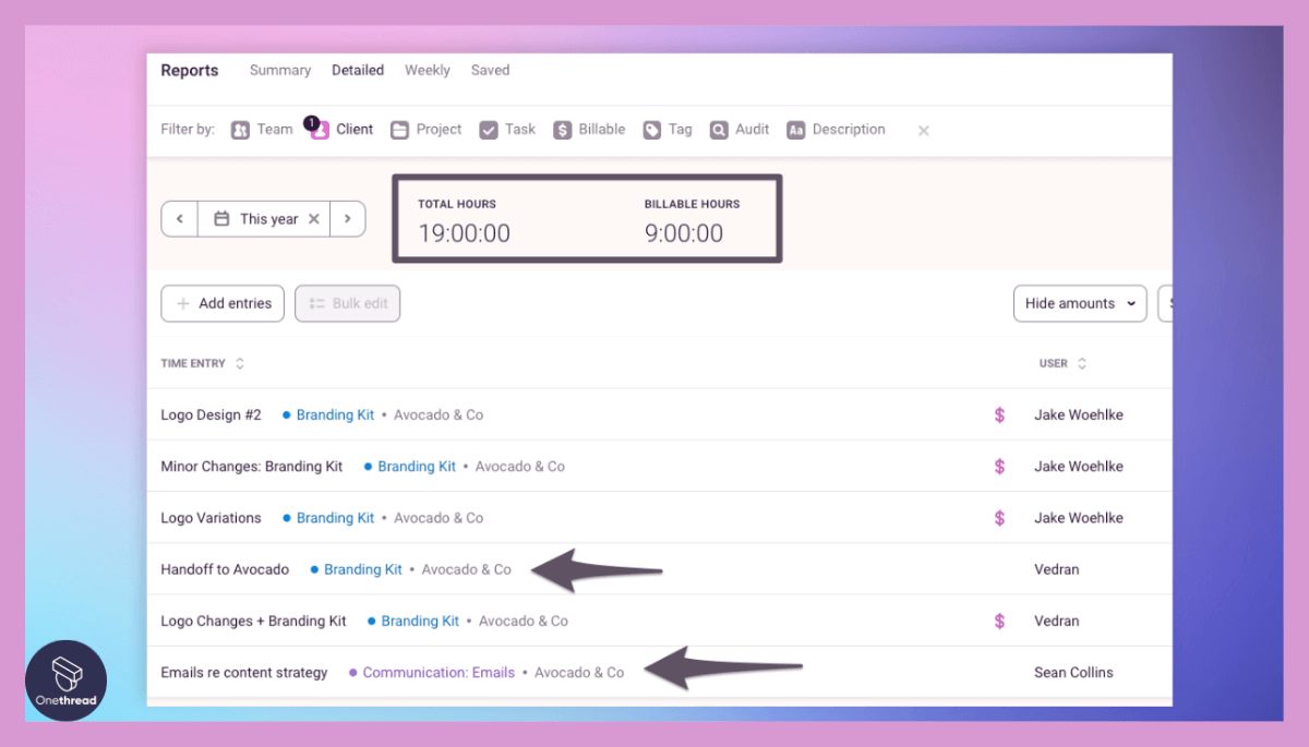 Top 5 Time Tracking Software: A Comprehensive Review | Onethread