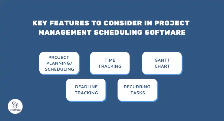 Top 5 Project Management Scheduling Software In 2023 Onethreadblog