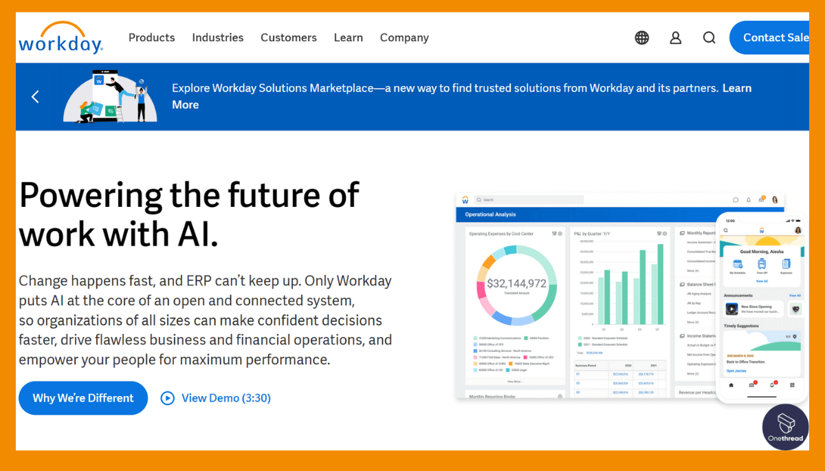 5 Best Enterprise Resource Planning Software in 2025 | Onethread